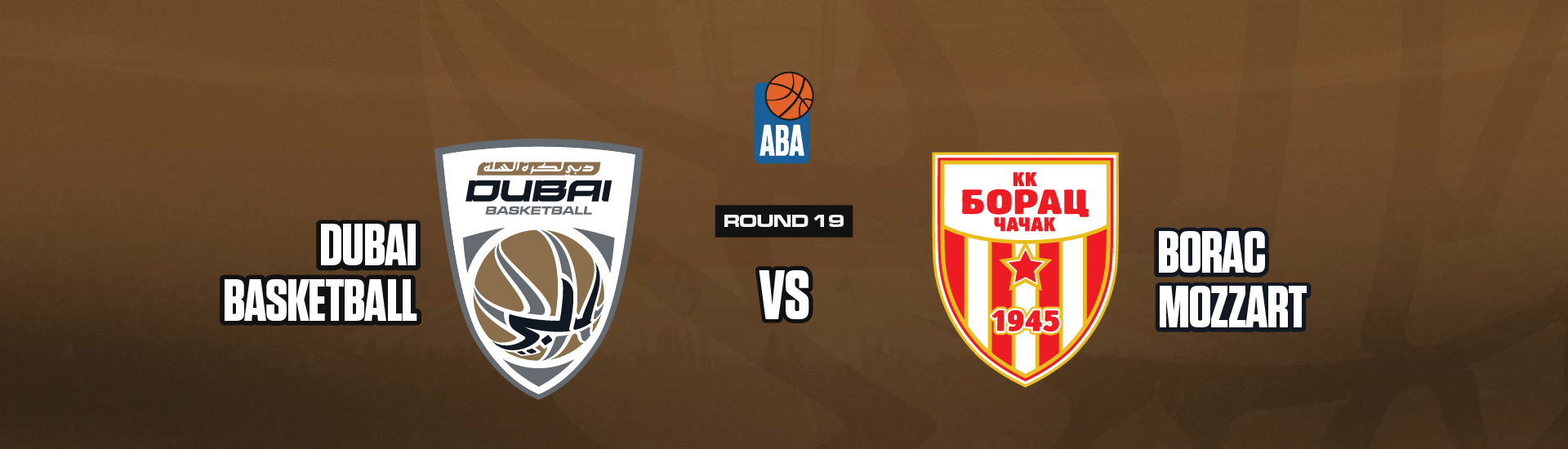 Coca-Cola Arena | DUBAI BASKETBALL VS BORAC MOZZART | United Arab Emirates