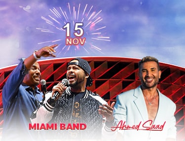 Coca-Cola Arena | MIAMI BAND AND AHMED SAAD | United Arab Emirates
